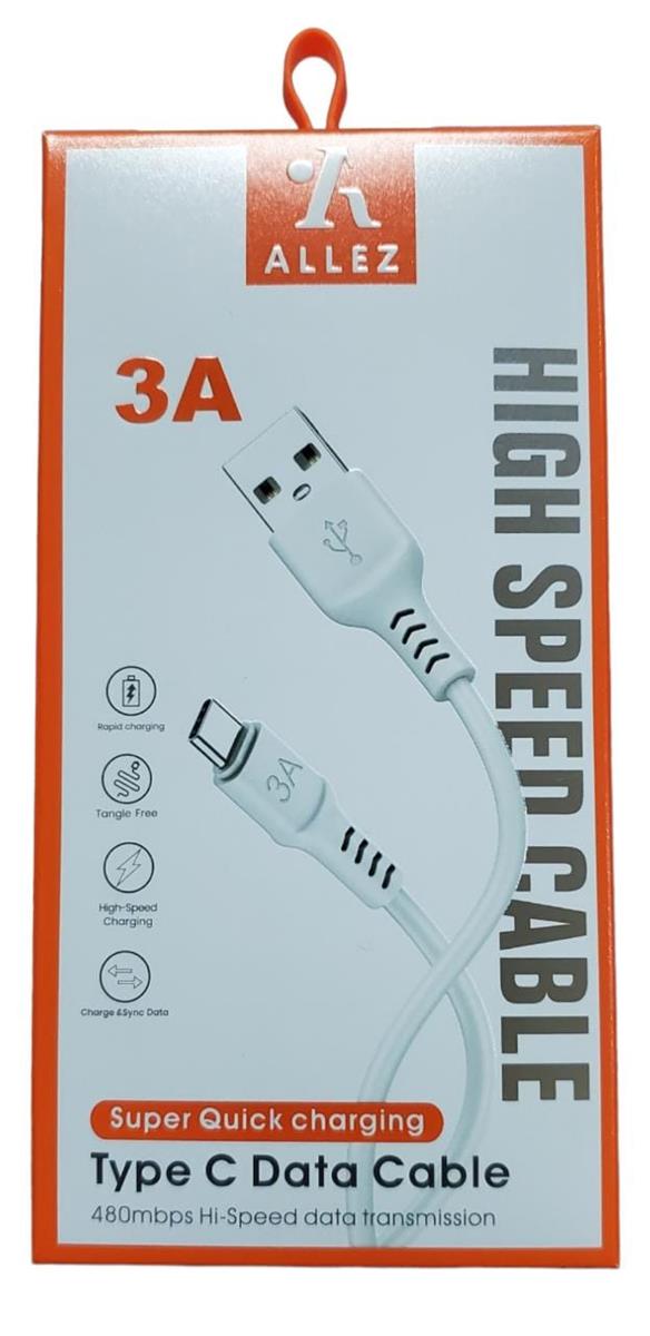Allez High speed Type C Data Cable 3A in Pakistan for Rs. 349.00 ...