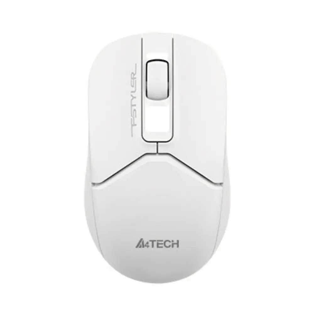 A4Tech Fstyler FB12S Dual-Mode Bluetooth & 2.4G Wireless Mouse - White ...
