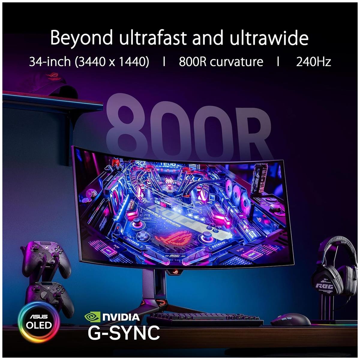 Asus Rog Swift OLED PG34WCDM | 240Hz UWQHD 34" Gaming Monitor | Price ...