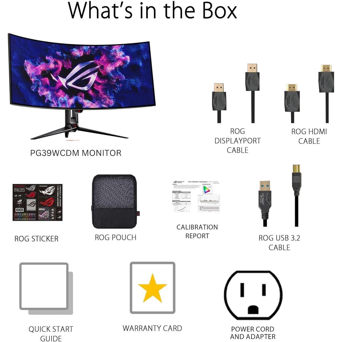 Asus Rog Swift OLED PG39WCDM | 240Hz UWQHD 39" Gaming Monitor | Price ...