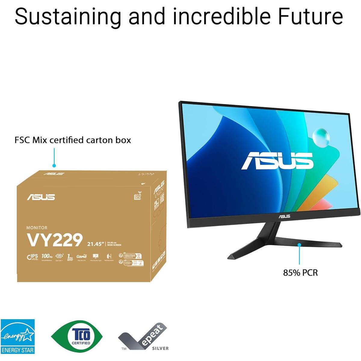 Asus VY229HF | 100Hz FHD 22" Eye Care Monitor | Price in Pakistan
