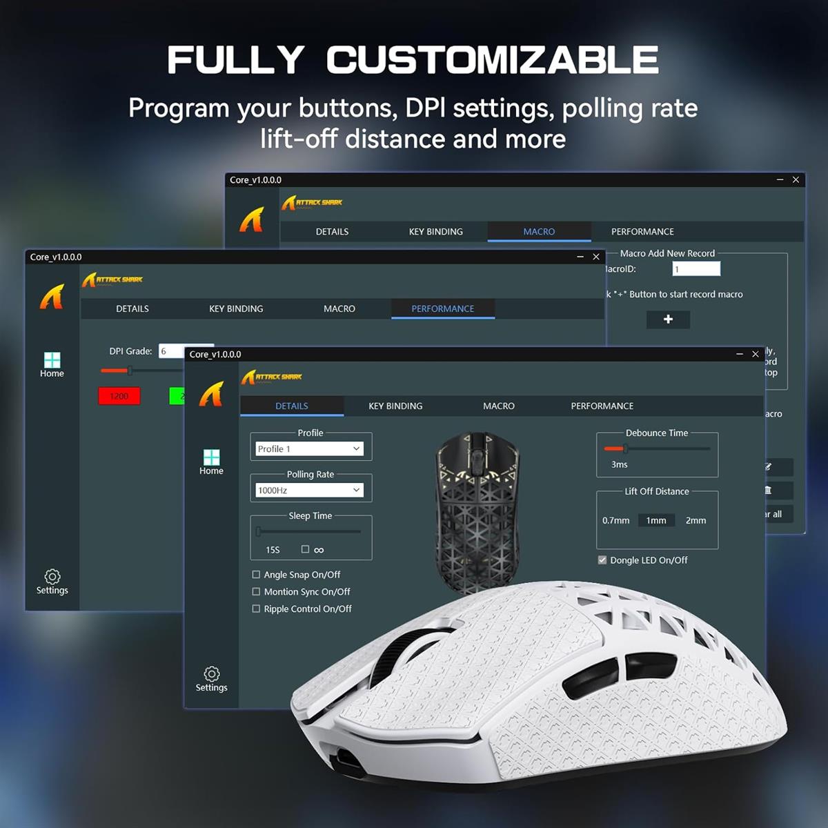 Attack Shark R5 Ultra (White) | Wireless Gaming Mouse | Price in Pakistan