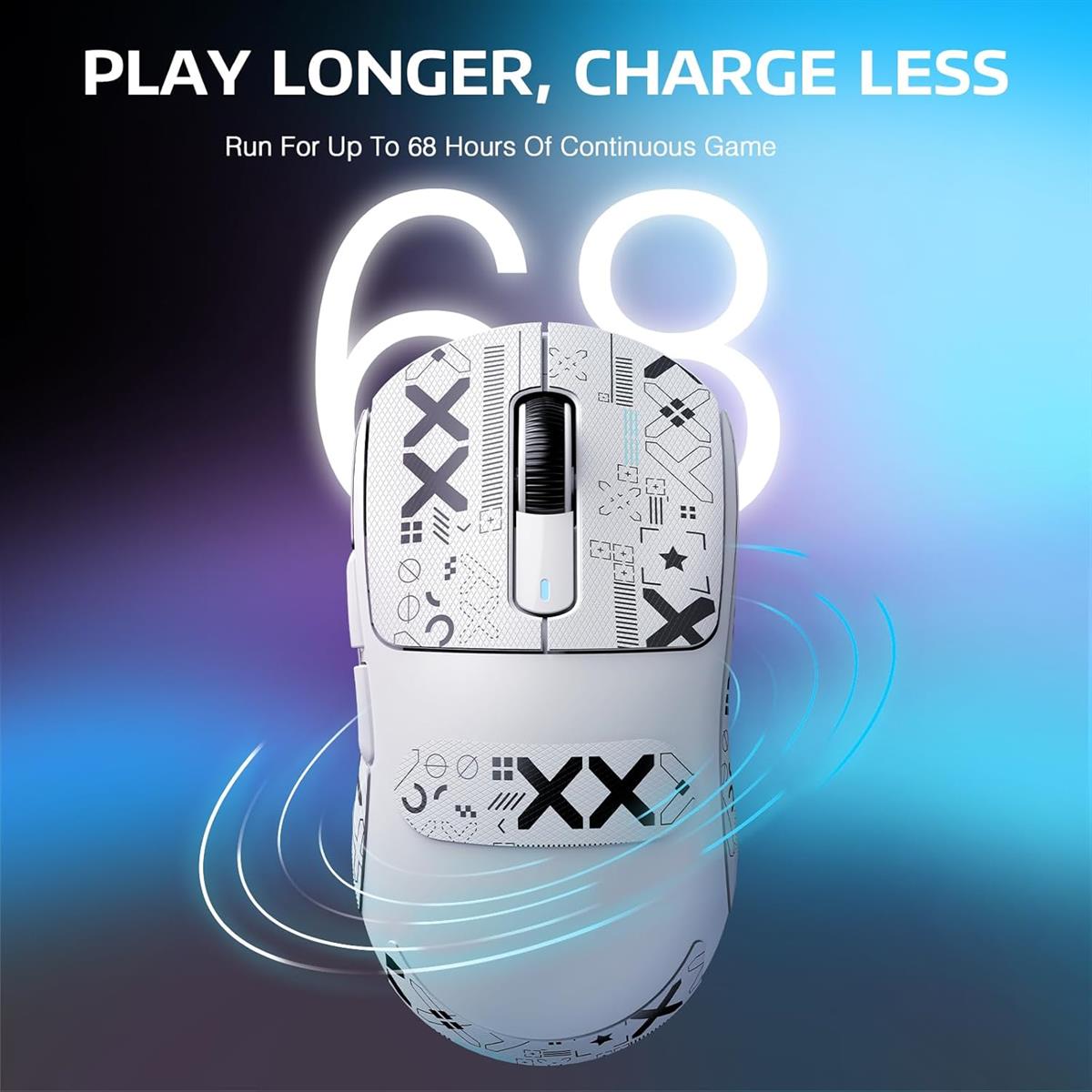 Attack Shark X3Pro (White) | Wireless Gaming Mouse | Price in Pakistan