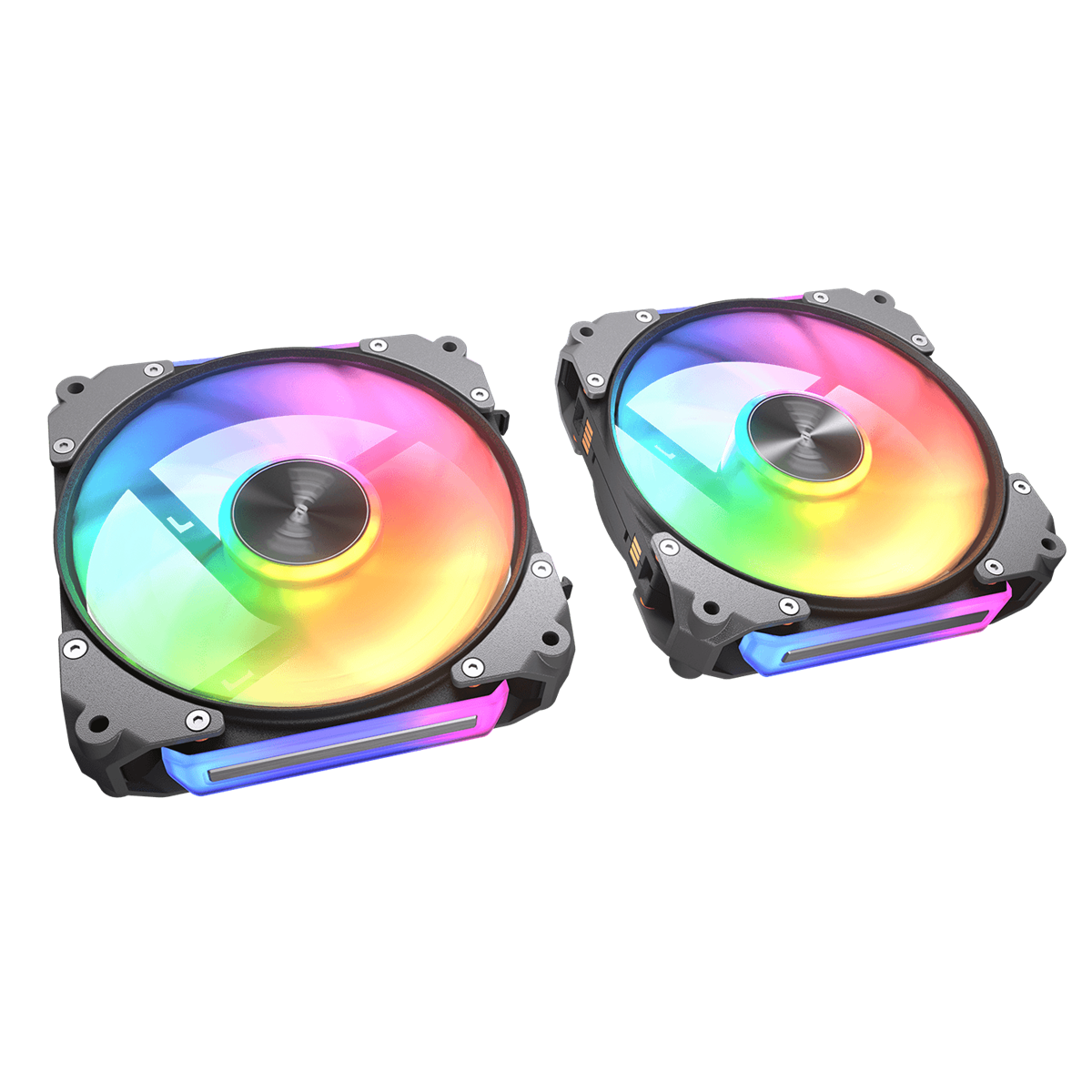 Cougar APOLAR 120 ARGB Reverse Blade 3 Fan Pack (Black) | 3 Pack 120mm ...