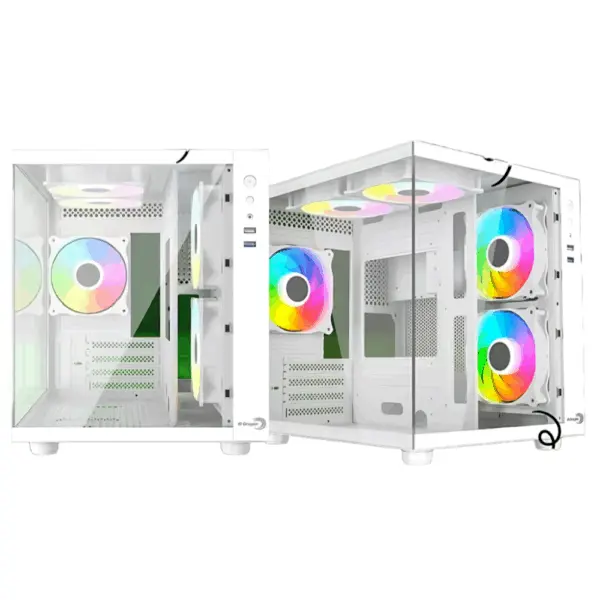 E-Dragon Light Fury EG-1116 White | Micro-ATX PC Casing | Price in Pakistan