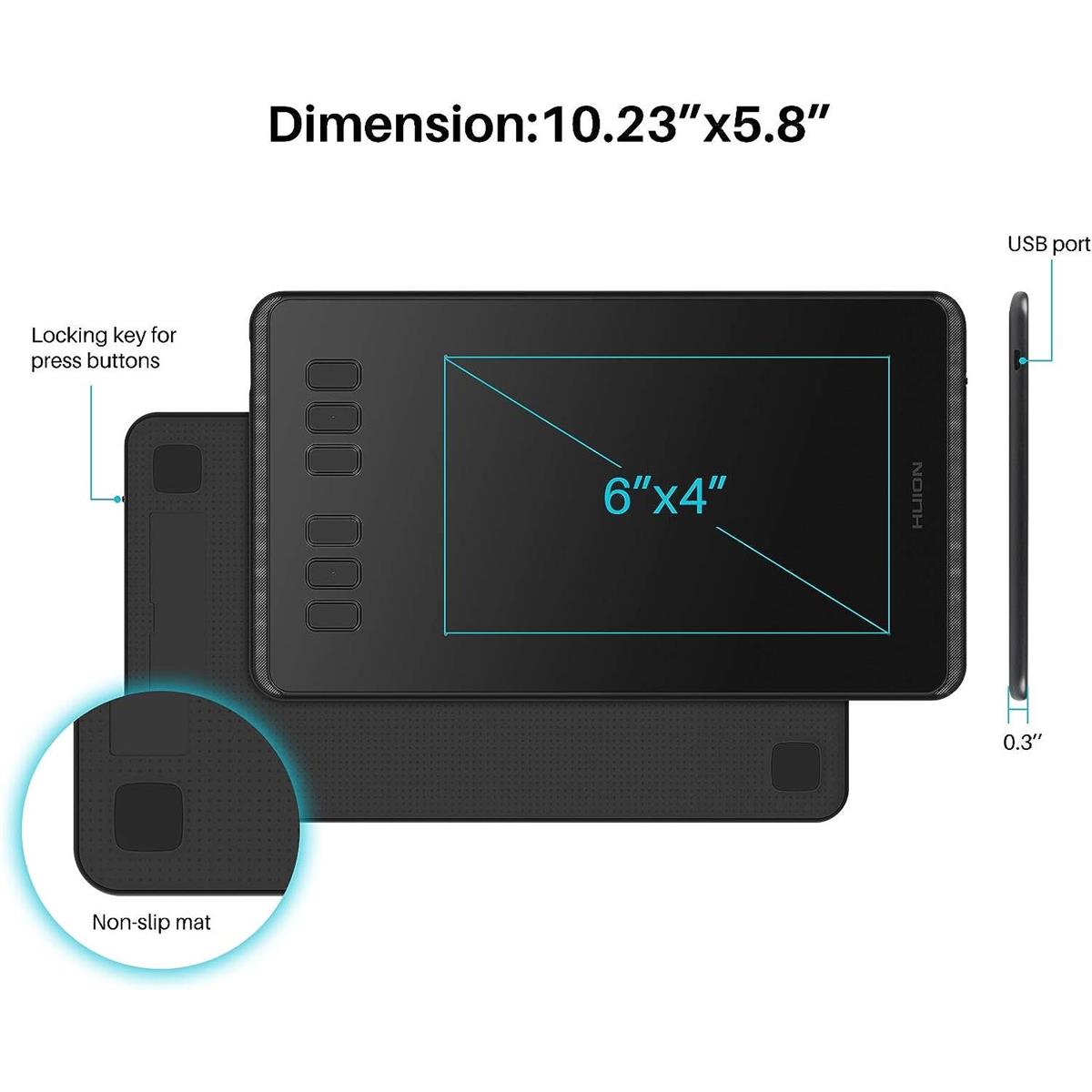 Huion Inspiroy H640P | Graphic Tablet | Price in Pakistan