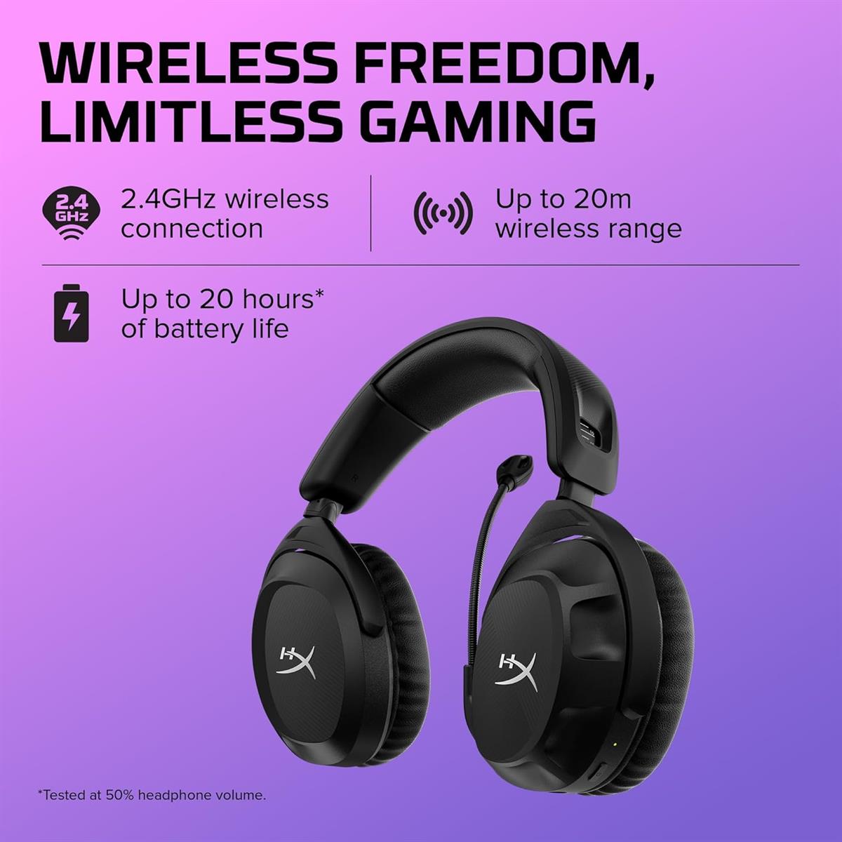 HyperX Cloud Stinger 2 Wireless (Box Open) | Wireless Gaming Headset ...