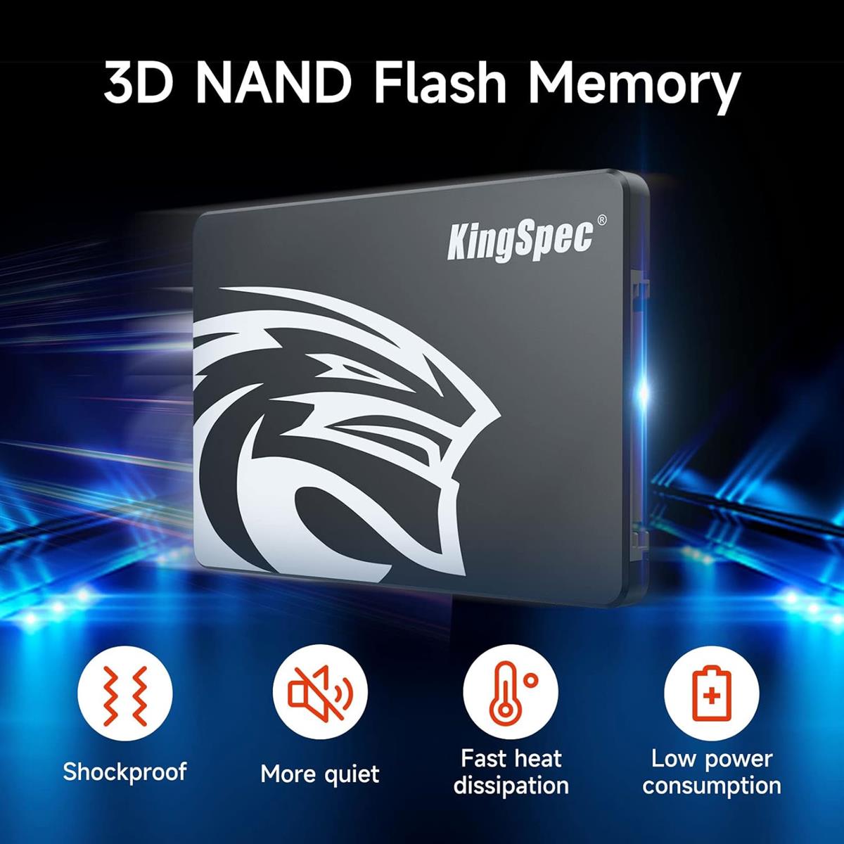 KingSpec P3 128GB | Internal 2.5" SATA SSD | Price in Pakistan