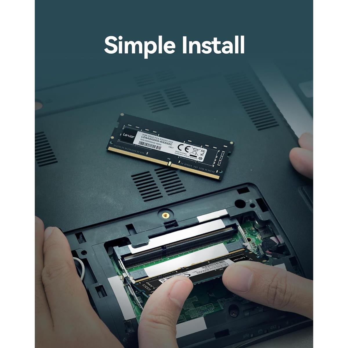 Lexar SODIMM 16GB (1x16GB) 3200MHz | 32GB DDR4 Laptop RAM | Price in Pakistan