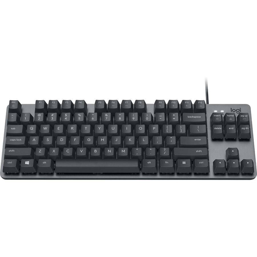 Logitech K835 TKL Mechanical Graphite, Textured Gray, TTC Blue | Wired Mechanical Keyboard ...