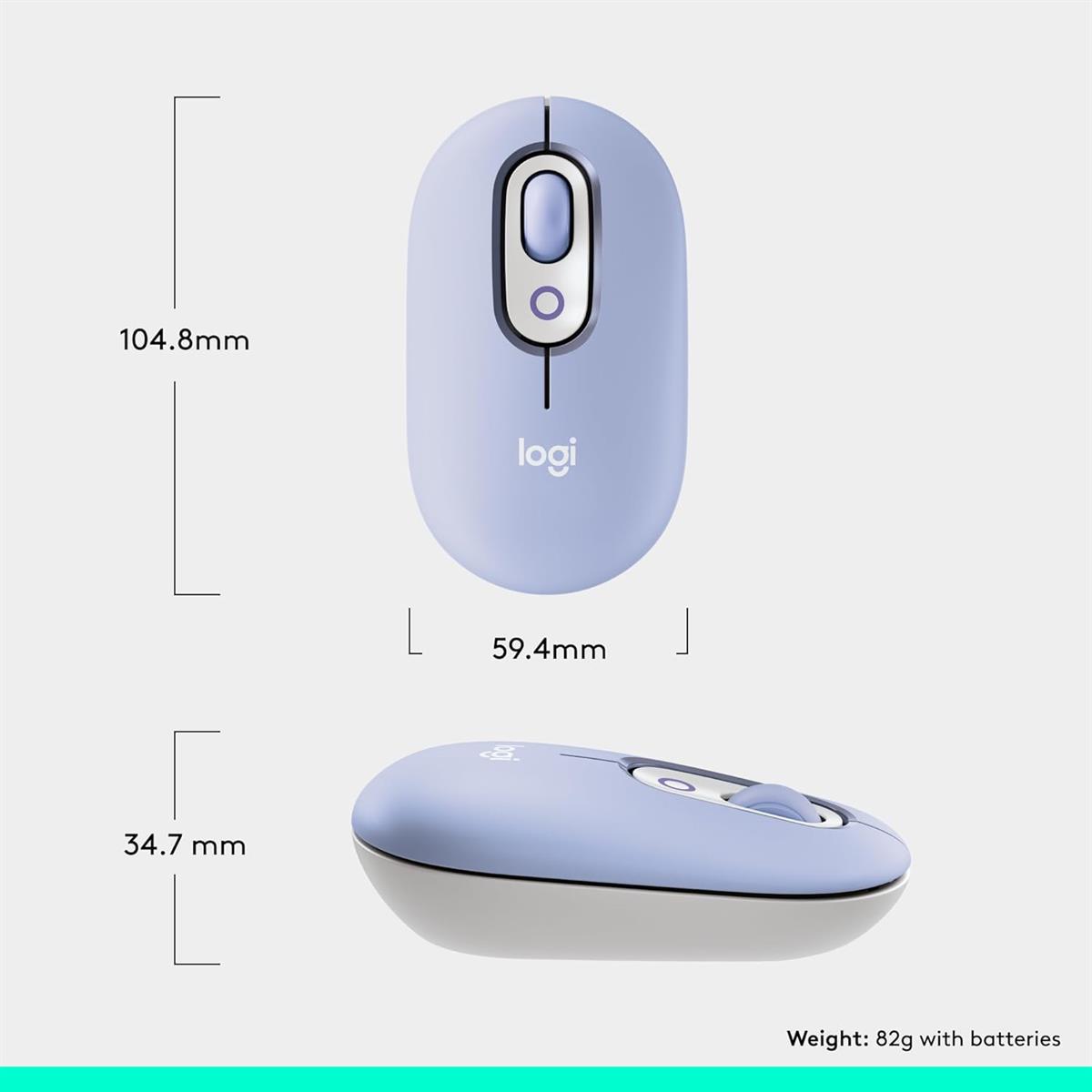 Logitech POP Mouse (Lilac) | Wireless Mouse | Price in Pakistan