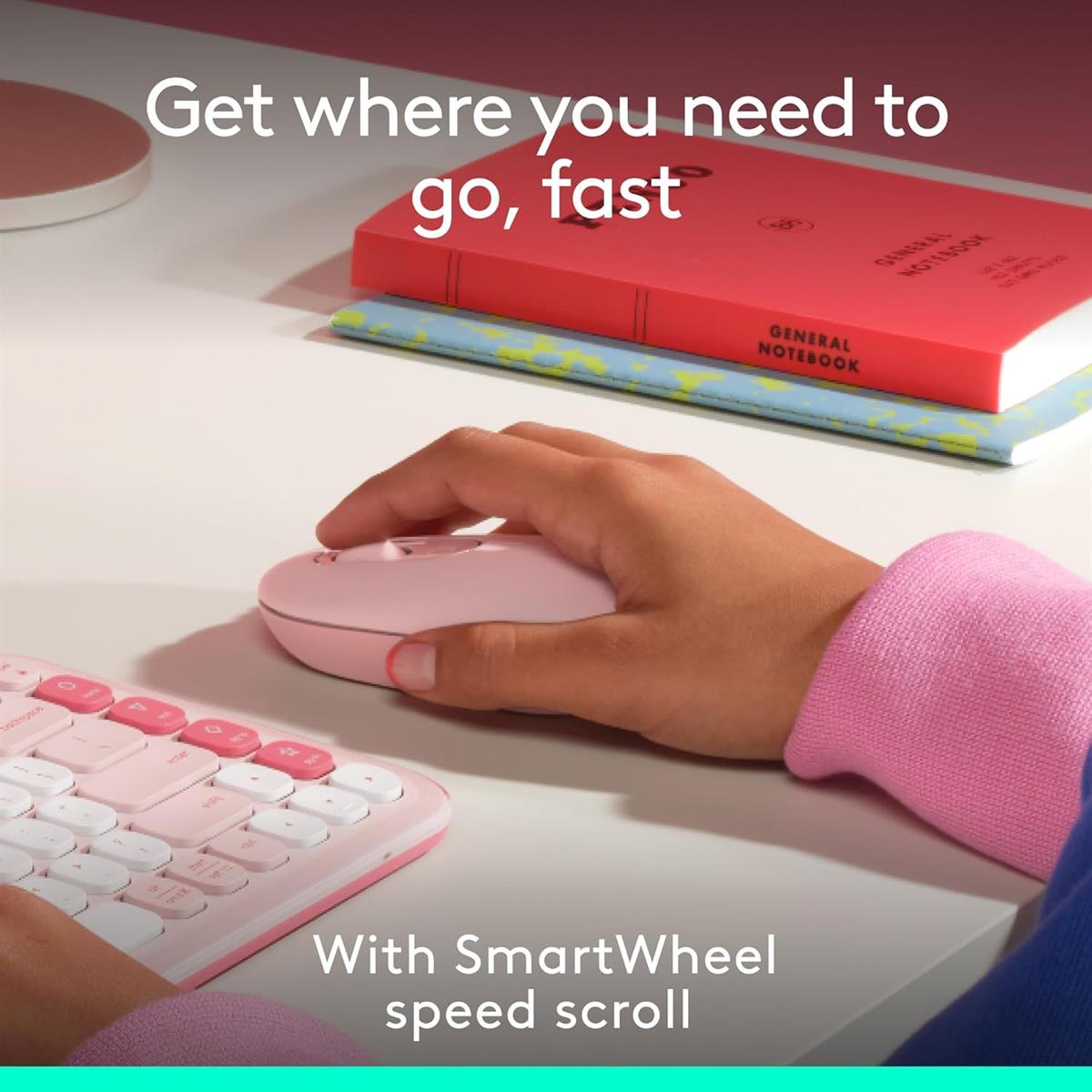 Logitech POP Mouse (Rose) | Wireless Mouse | Price in Pakistan