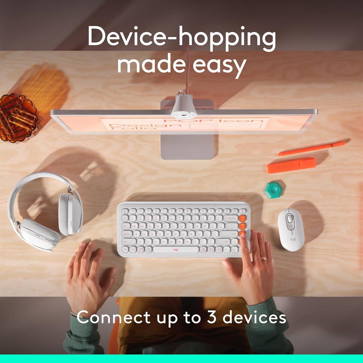 Logitech POP Mouse (Off-White) | Wireless Mouse | Price in Pakistan