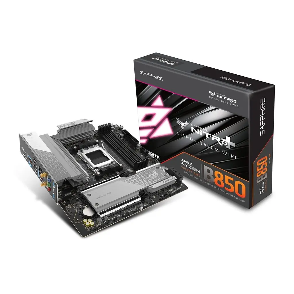 Sapphire Nitro+ B850M Wifi DDR5 Motherboard in Pakistan