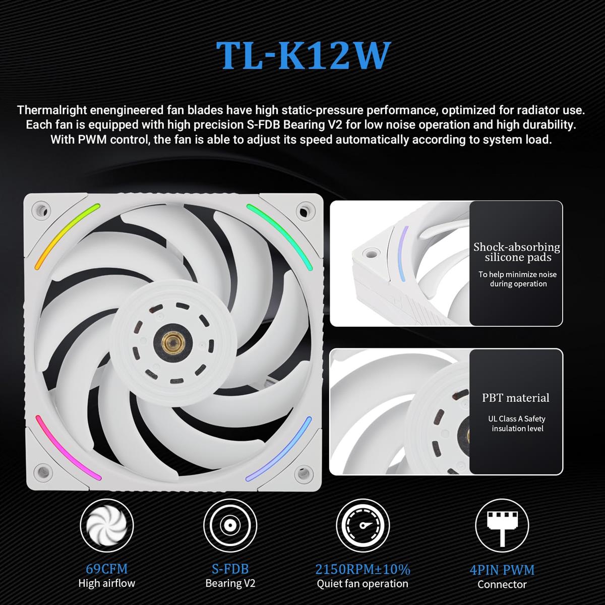 Thermalright Frozen Vision 360 White | 360mm Liquid Cooler | Price in ...