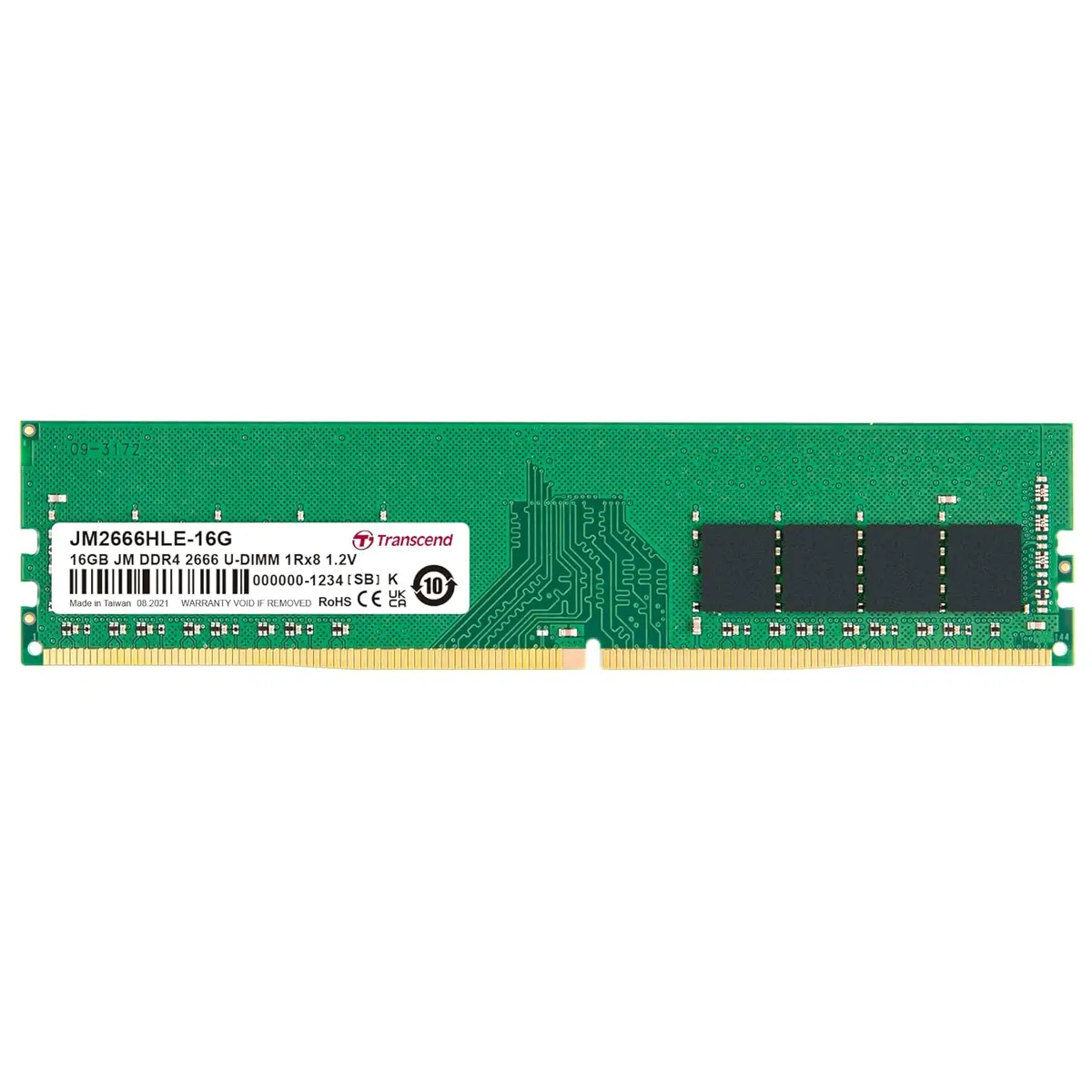 Transcend 16GB 2666MHz U-DIMM | 16GB DDR4 Desktop RAM | Price in Pakistan