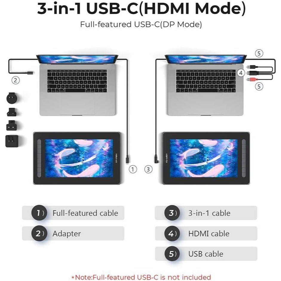 XP-Pen Artist 12 (2nd Gen) Black | Graphic Tablet Display | Price in ...