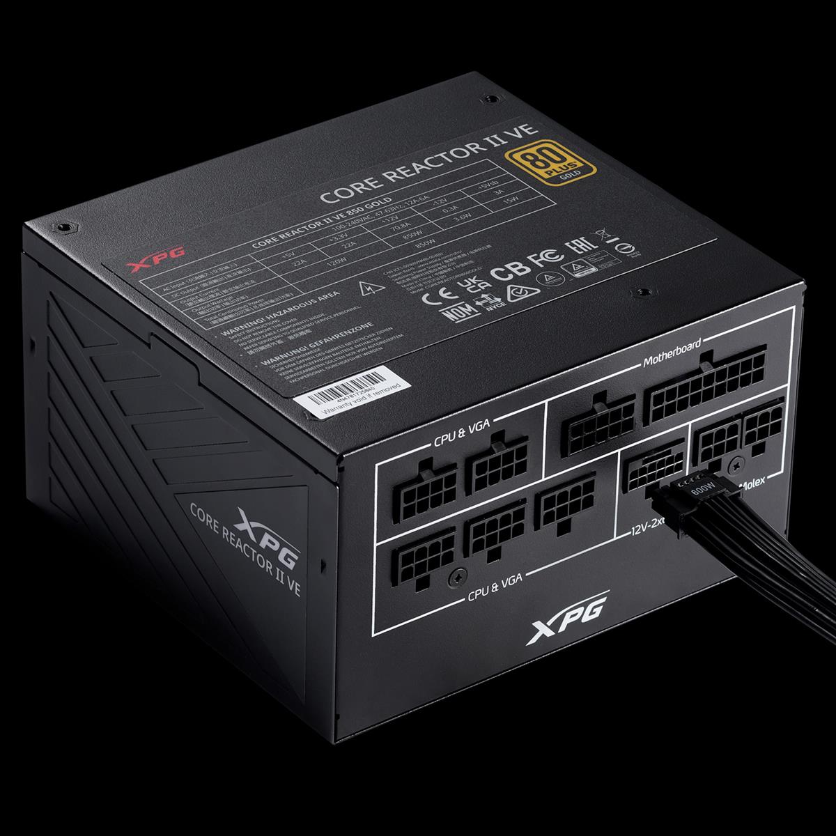 XPG Core Reactor II VE 750W | 80+ Gold PSU | Price in Pakistan