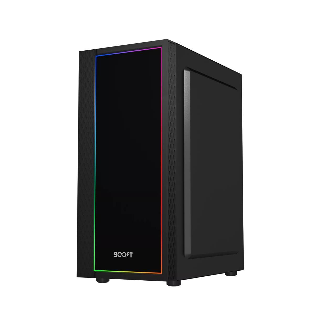 Boost Peacock Mid-Tower ATX Case - Black | Price in Pakistan