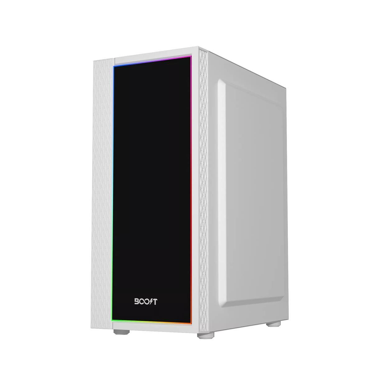 Boost Peacock Mid-Tower ATX Case - White | Price in Pakistan