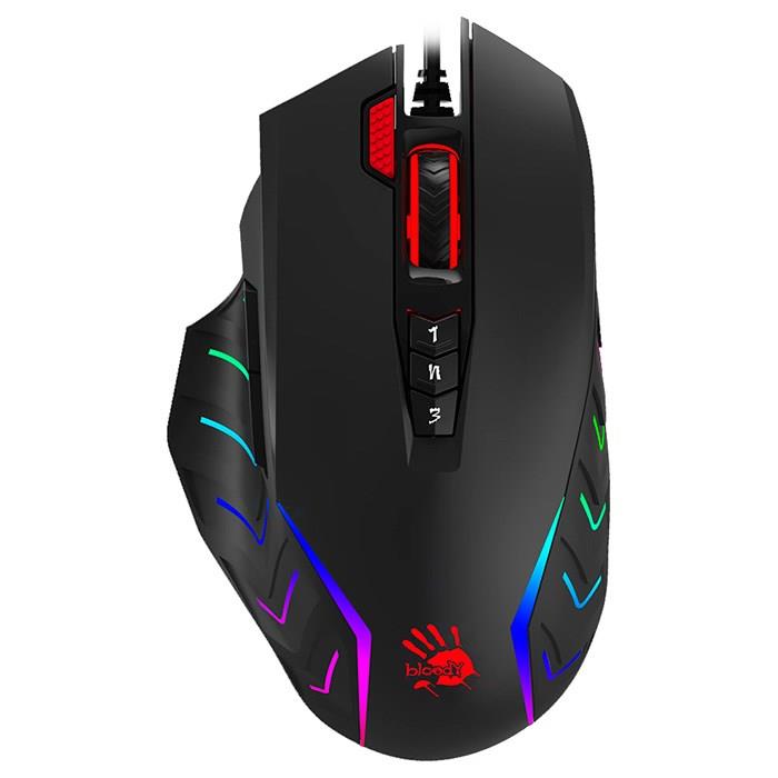 Bloody J95S 2-Fire RGB 8000 CPI Gaming Mouse | Black - Price in Pakistan