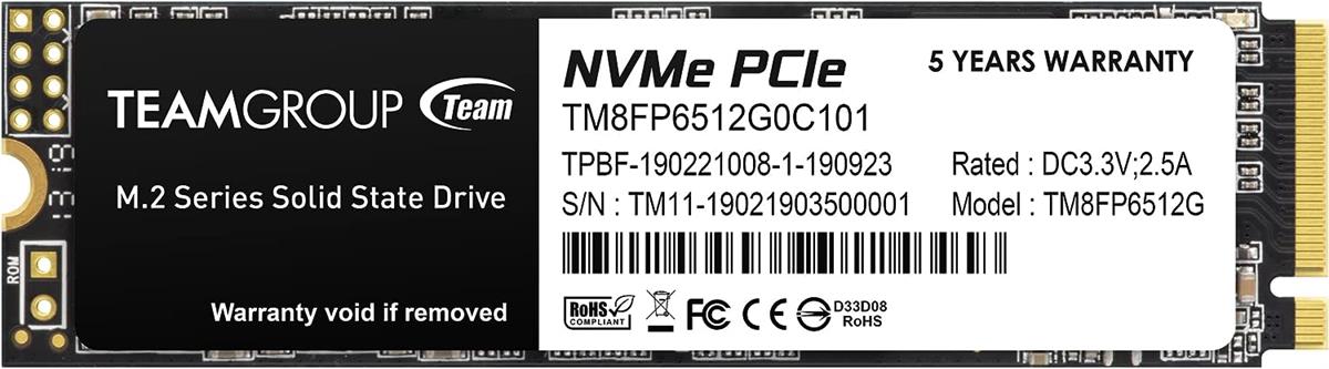 Team Group MP33 512GB PCIe NVMe M.2 SSD Price in Pakistan - TechGlobe.pk