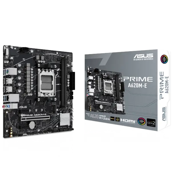 ASUS PRIME A620M-E, AM5, DDR5, Micro-ATX Motherboard Price in Pakistan - TechGlobe.pk