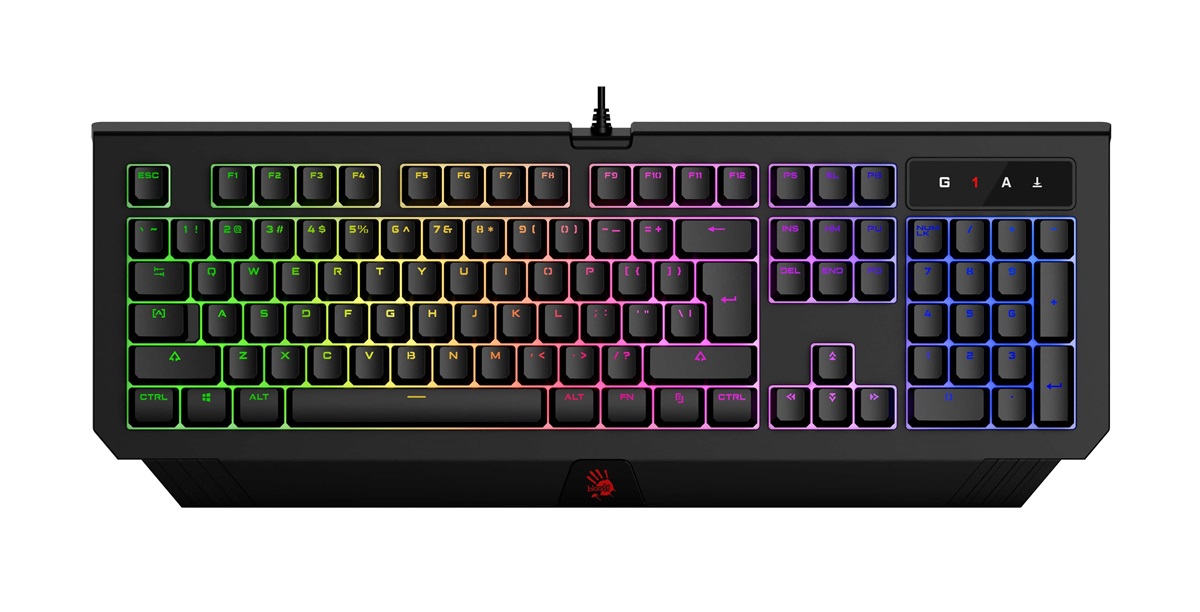 A4tech Bloody B120N Neon Backlit Gaming Keyboard in Pakistan - TechGlobe.pk