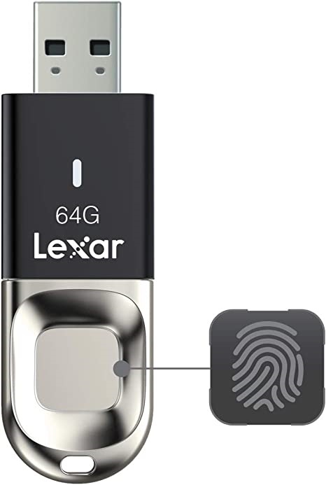 Lexar JumpDrive Fingerprint F35 64GB USB 3.0 Flash Drive