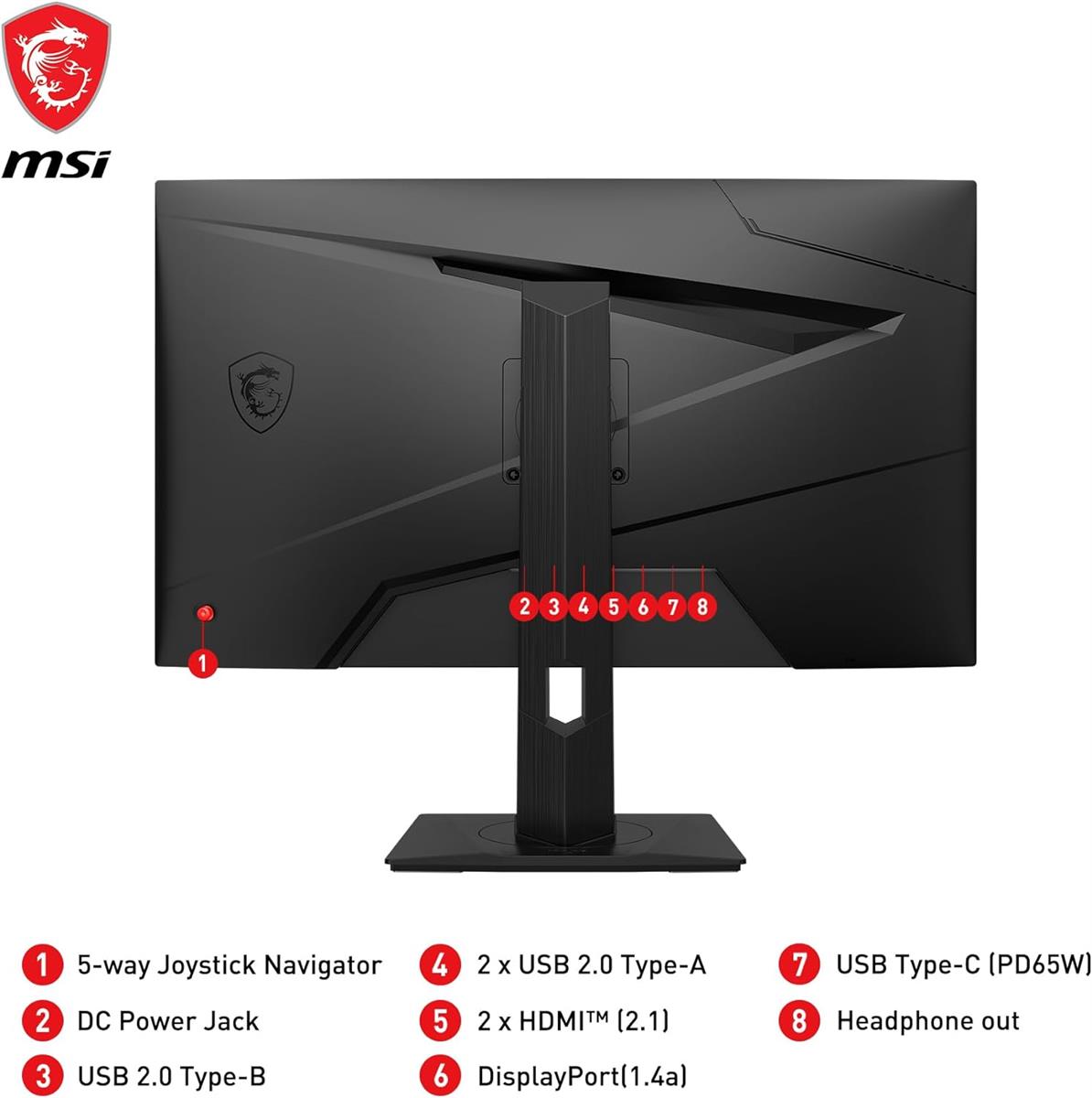 MSI MAG 274UPF 27″ UHD 4K 144Hz IPS Gaming Monitor