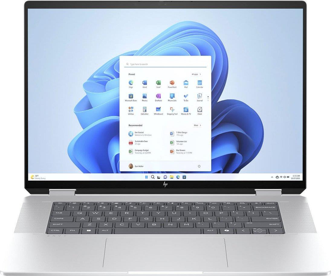 HP ENVY X360 16-AC0023DX - Intel Core Ultra 7 155U, 16GB DDR5 RAM, 1TB ...
