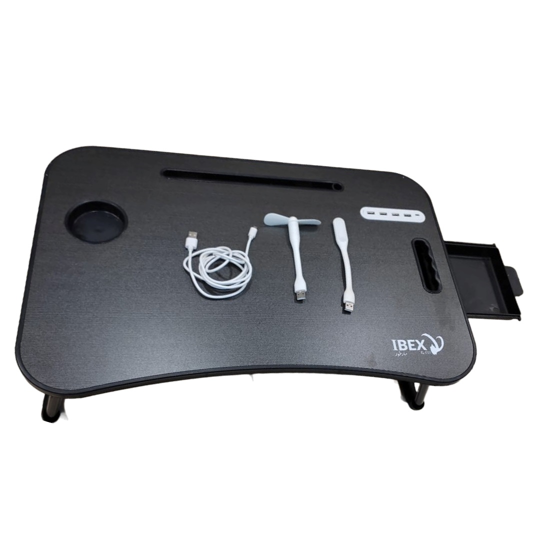 IBEX Foldable Portable Study / Laptop Stand with Drawer