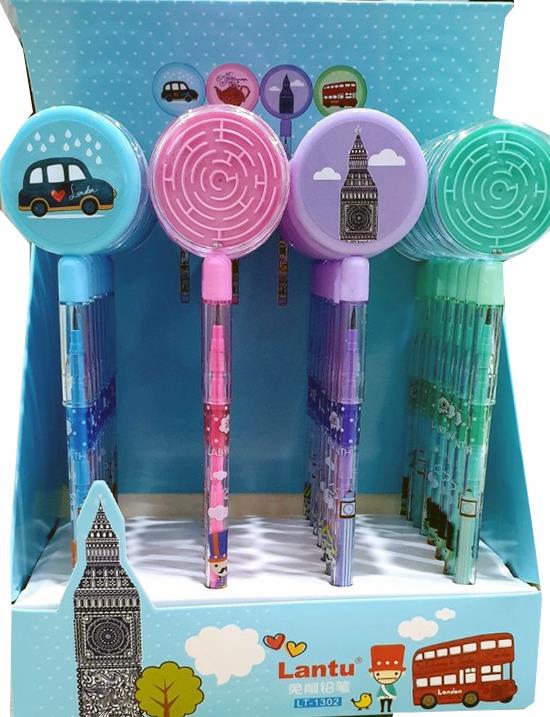 Lantu LT-1302 Labyrinth/Maze Game Shape Non-Sharpening Pencil