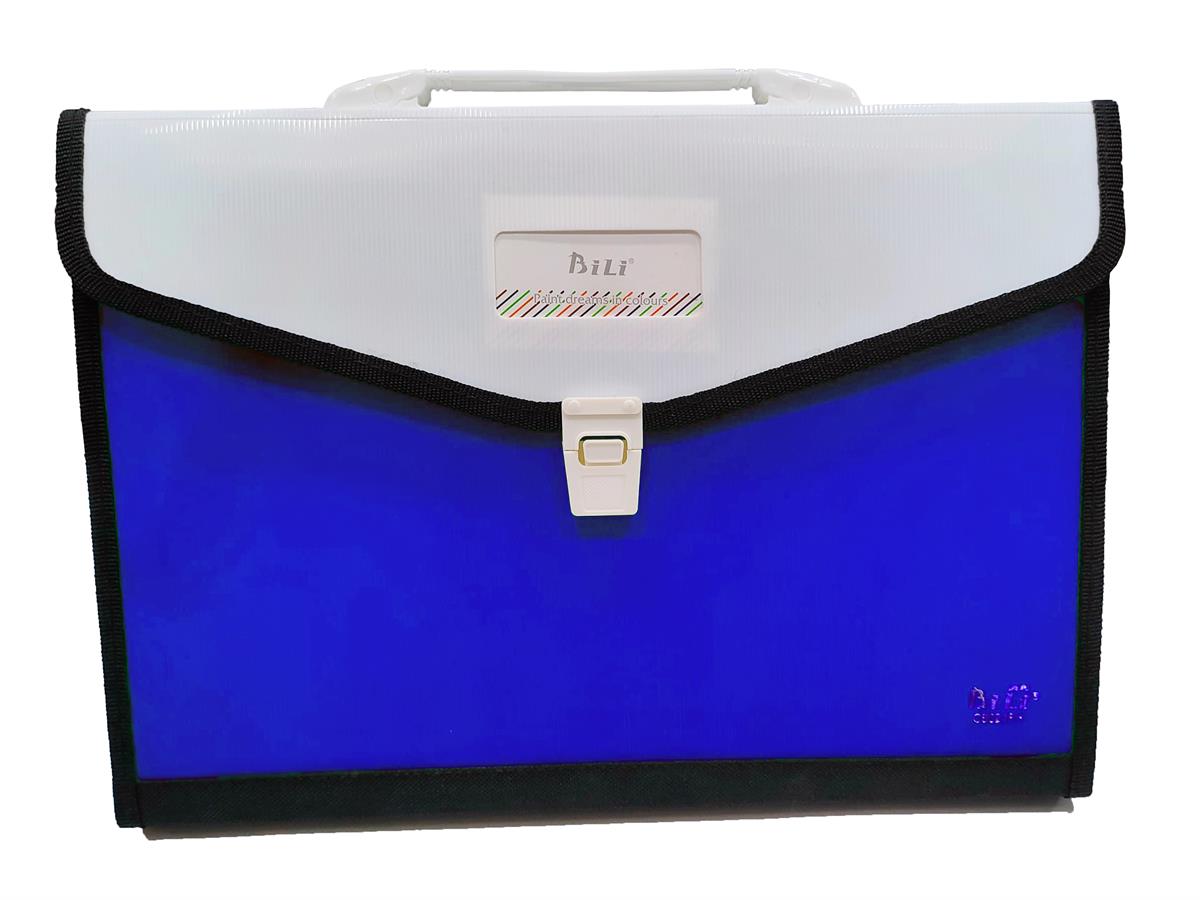 Bili C6021FH FC 13 Pockets Expanding File with Handle