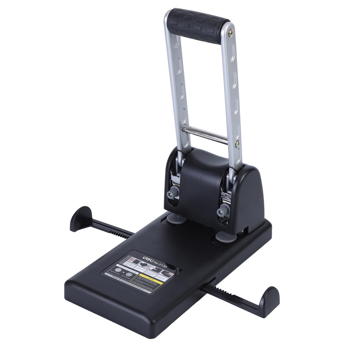 Deli E0130 100 Pages Metal Heavy Duty 2-Hole Punch Machine