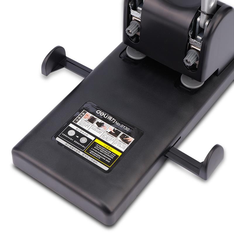 Deli E0130 100 Pages Metal Heavy Duty 2-Hole Punch Machine