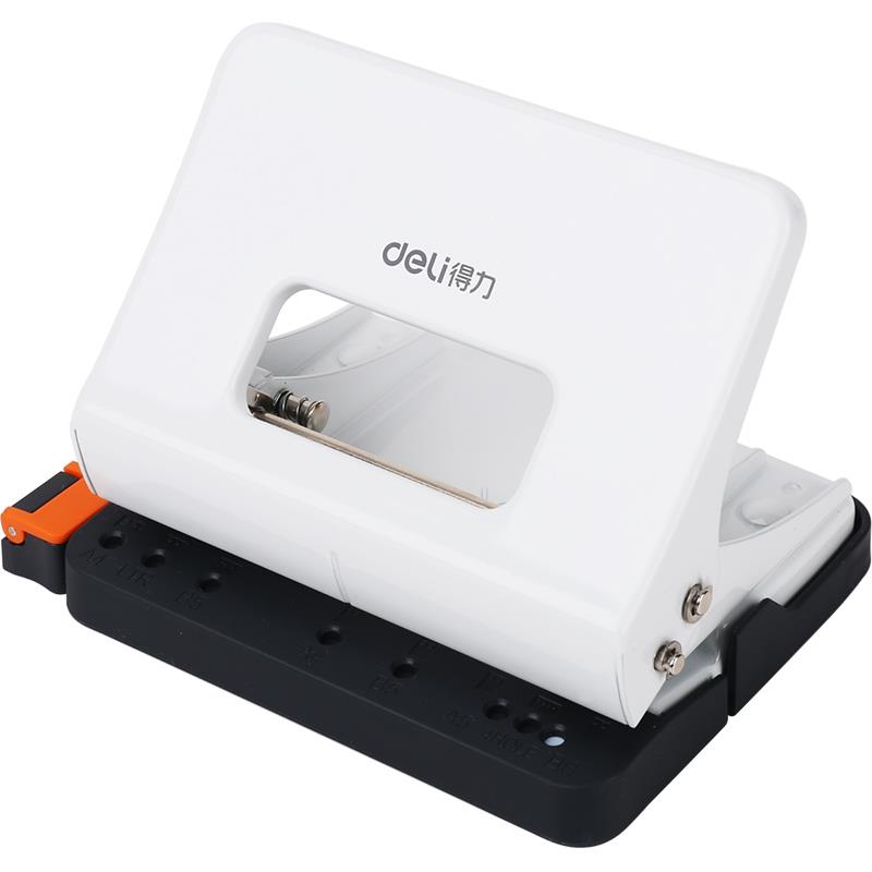 Deli E0141 15 Pages Effortless Metal 2-Hole Punch Machine