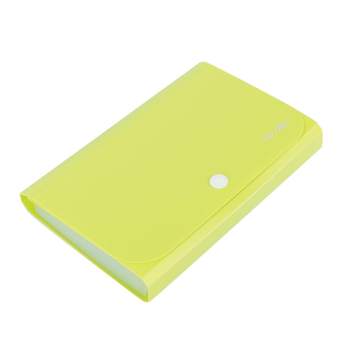 Deli E5561 A6 13 Pockets Expanding File Snap