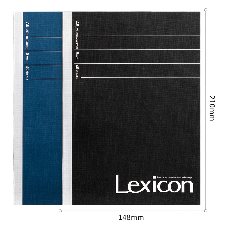 Deli E2155 Lexicon Office Soft Cover A5 Notebook – 40 Pages