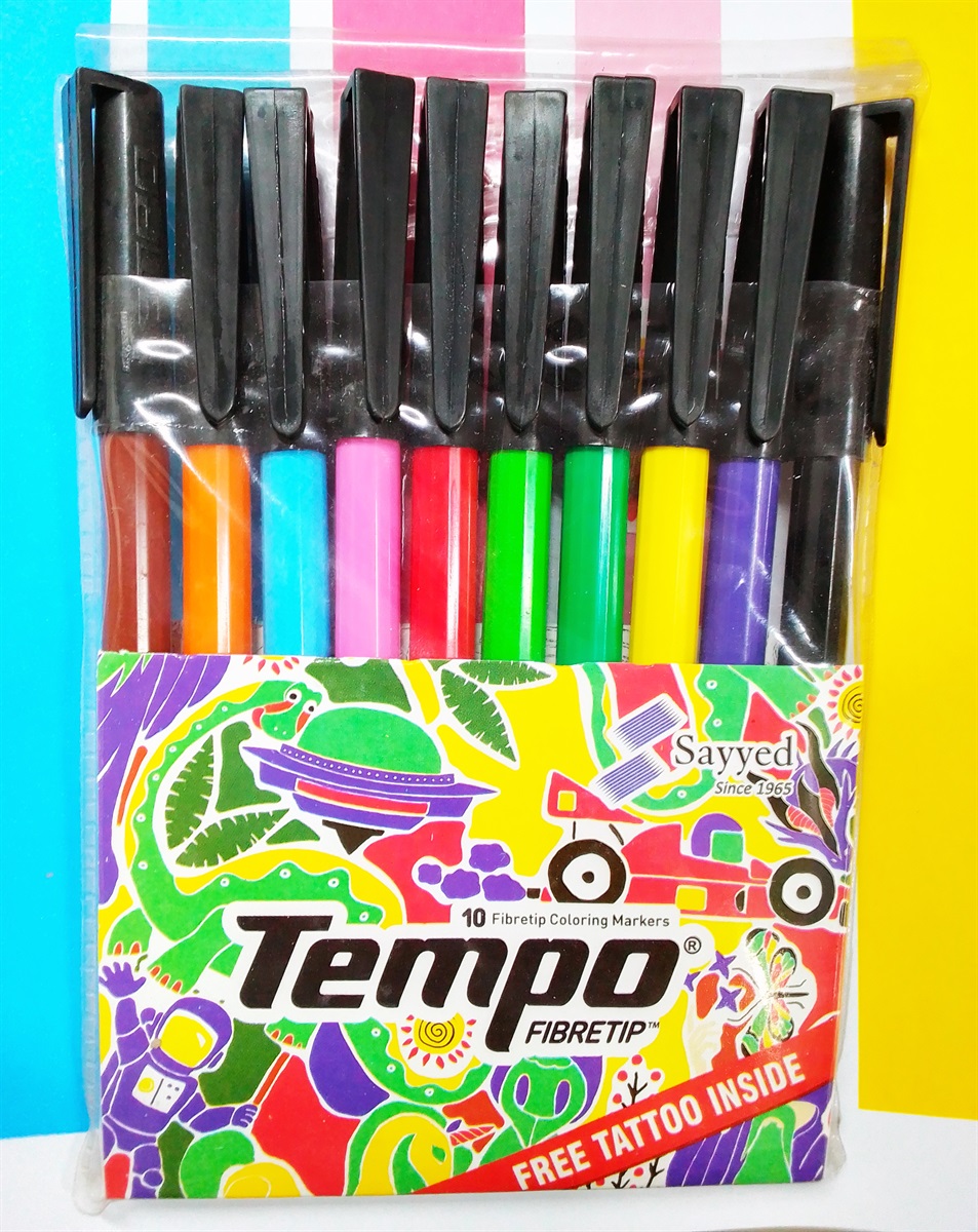 Tempo Assorted Colour Markers