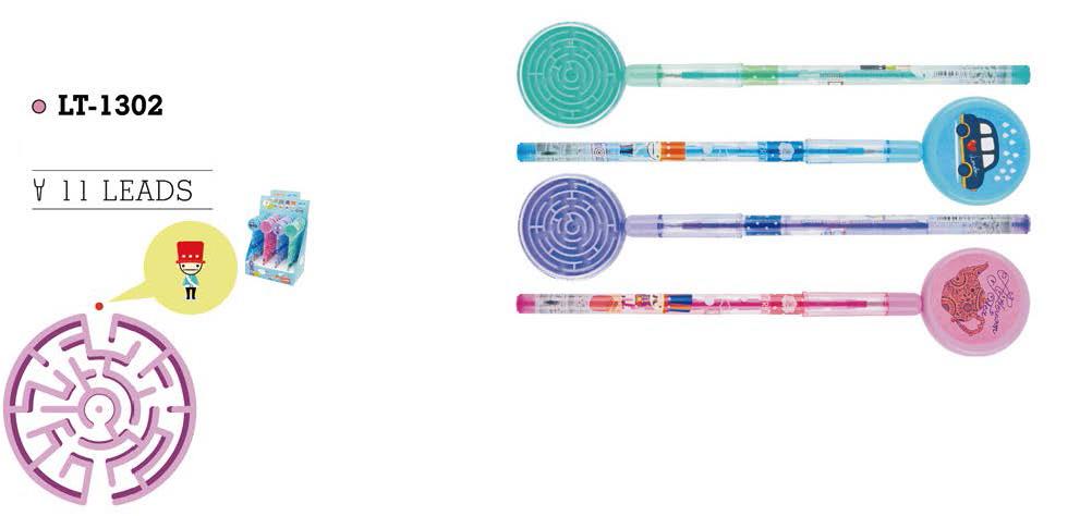 Lantu LT-1302 Labyrinth/Maze Game Shape Non-Sharpening Pencil