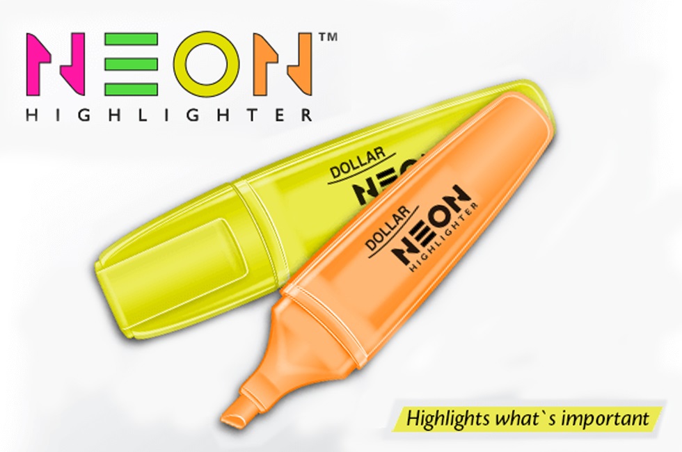 Dollar HL-625 Neon Highlighter