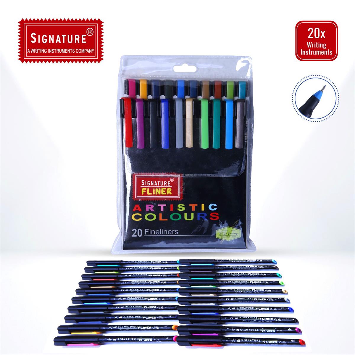 Signature Fliner Pointer 12 Colours Pack