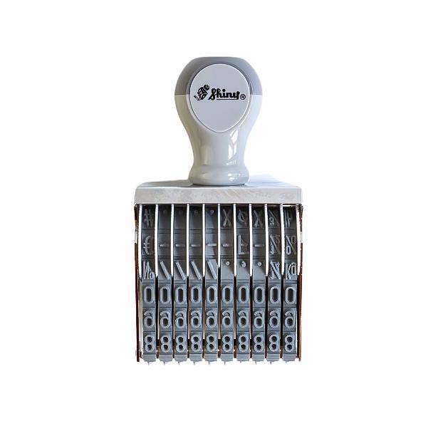 Shiny 8 & 10 Digits 7mm Manual Numbering Stamps