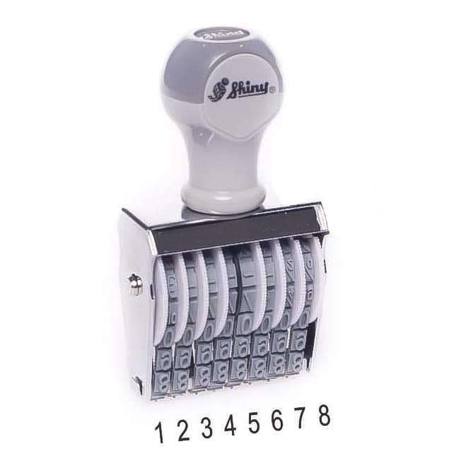 Shiny N-58 8 Digits 3mm Manual Numbering Stamp