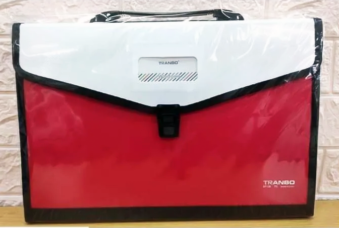 Tranbo EF12B FC 13 Pockets Expanding File with Handle