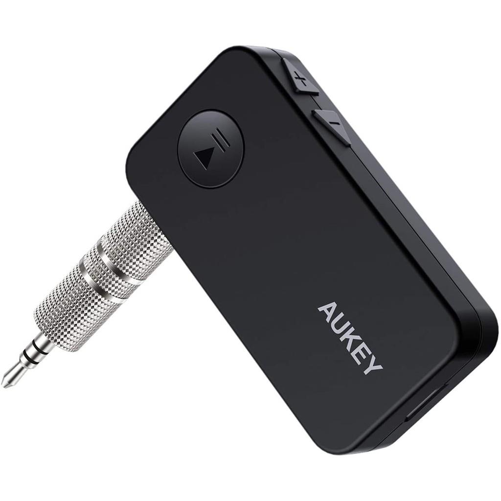 AUKEY Bluetooth 5.0 Receiver Portable Wireless Audio Receiver Car Kit Voice Assistant, Hands ...