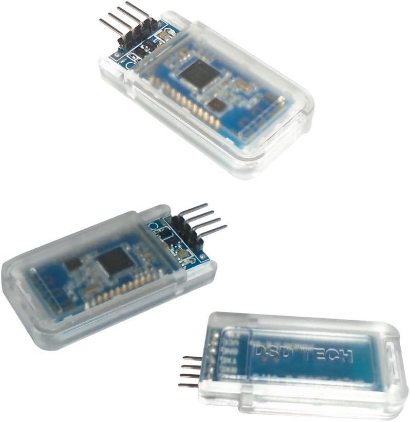 DSD TECH HM-10 Bluetooth 4.0 BLE iBeacon UART Module with 4PIN Base Board for Arduino UNO R3 ...