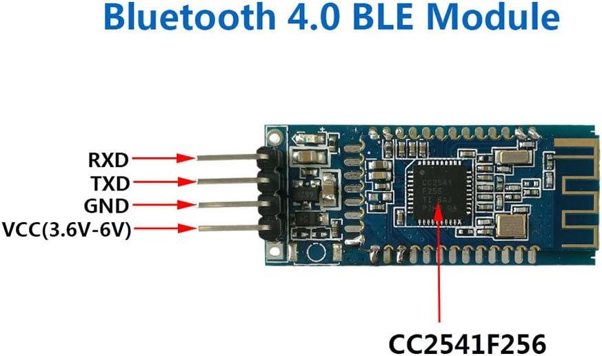 DSD TECH HM-10 Bluetooth 4.0 BLE iBeacon UART Module with 4PIN Base Board for Arduino UNO R3 ...