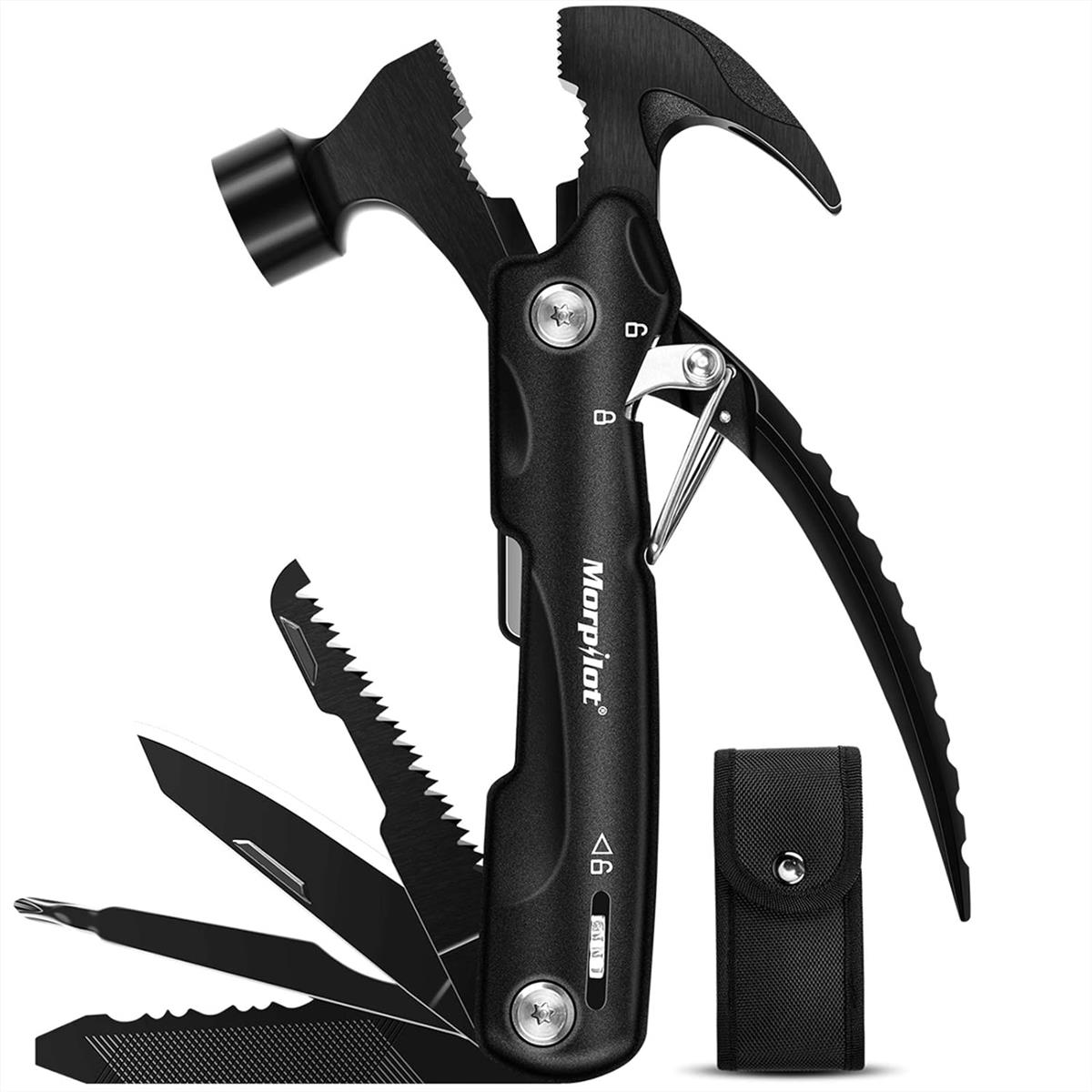 Morpilot Multitool Hammer All in One Tool for Camping Hiking Hunting ...